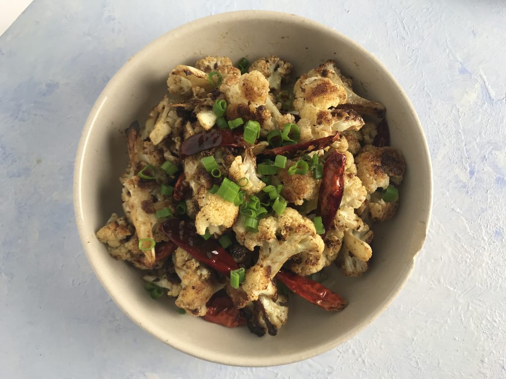 Easy Keto Chinese Spicy Roasted Cauliflower Recipe – Chow You Later